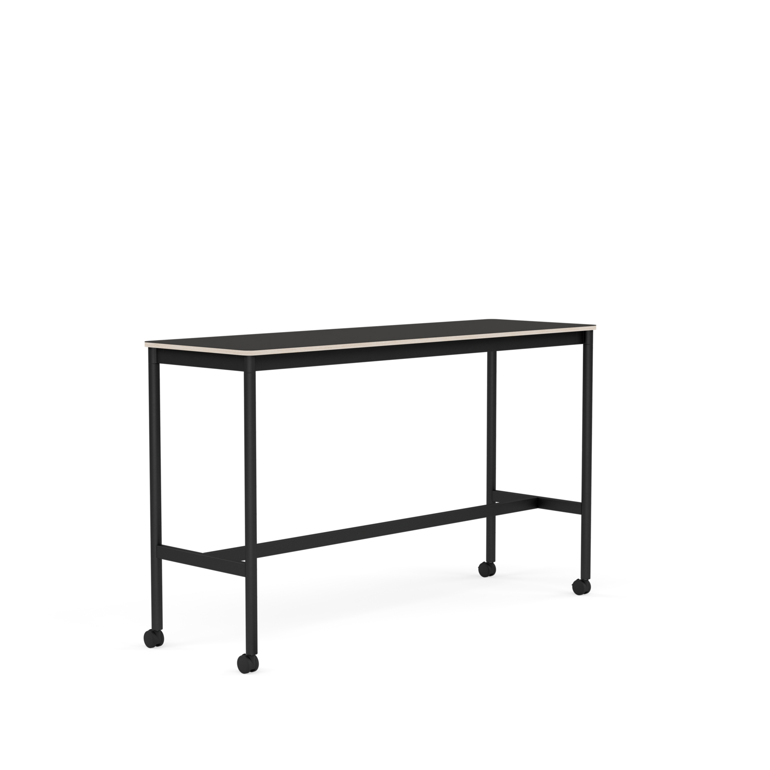 Base Table High w. Castors | A Modern High Table