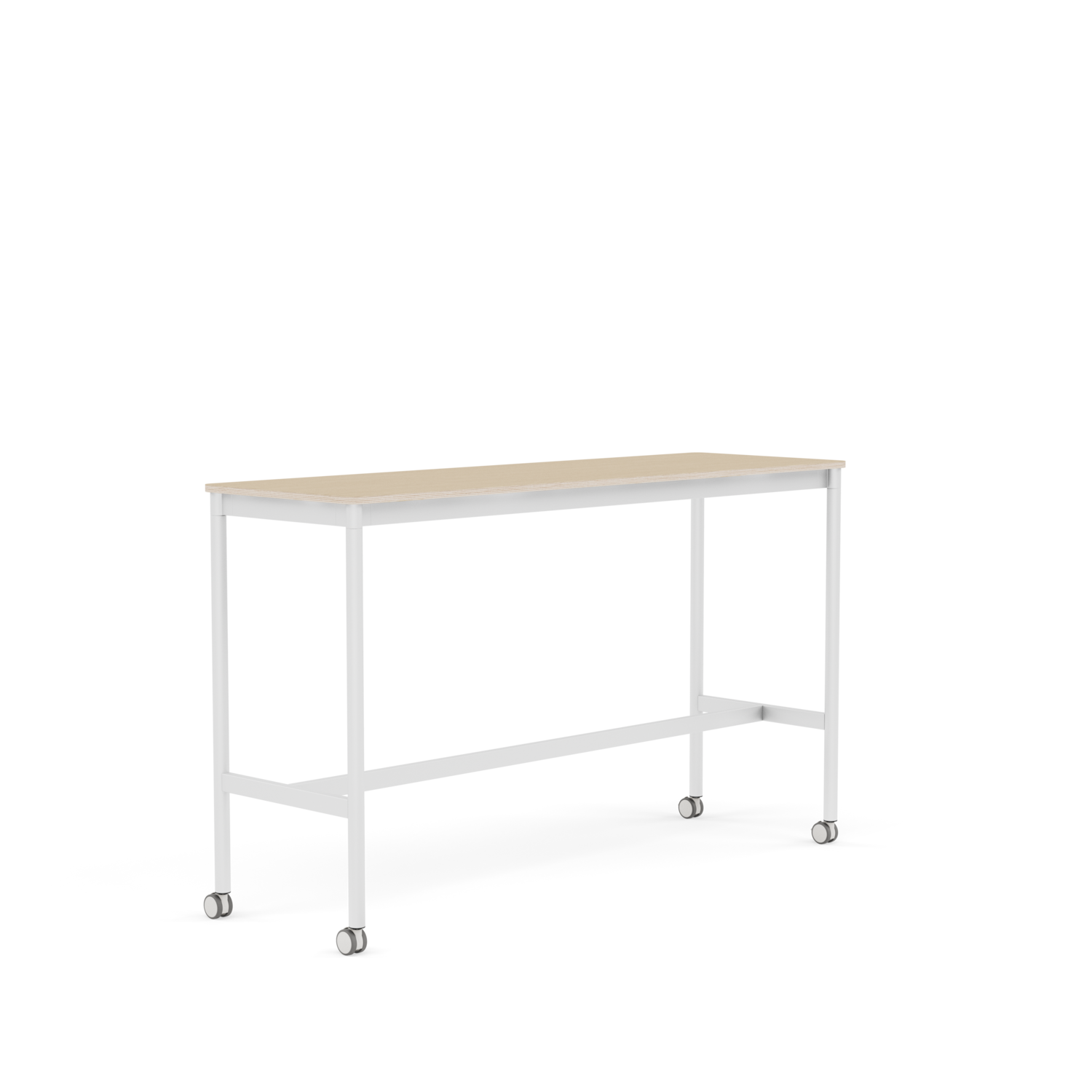 Base Table High w. Castors | A Modern High Table