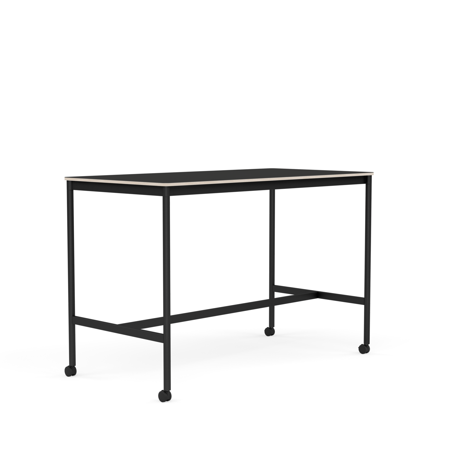 Base Table High w. Castors | A Modern High Table