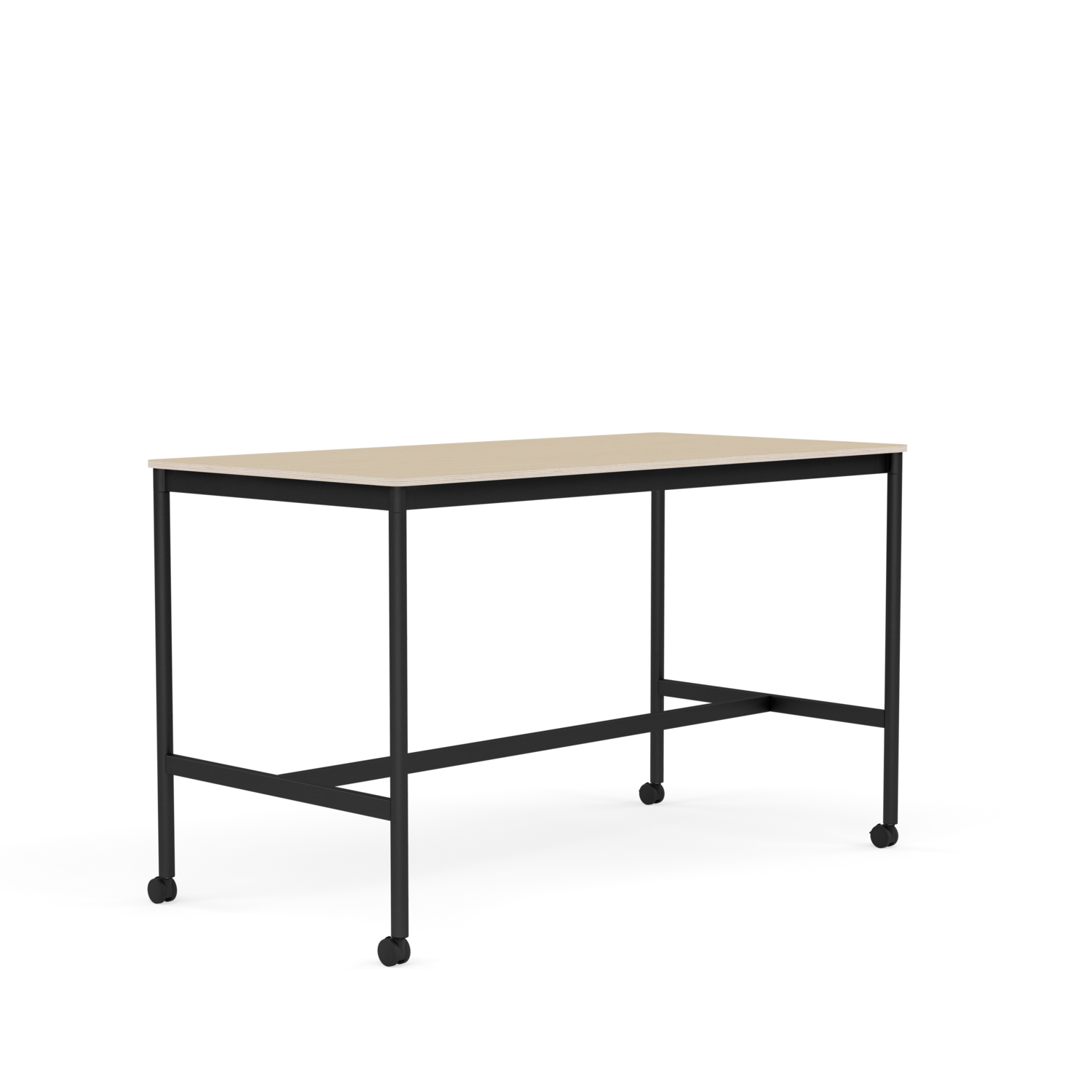 Base Table High w. Castors | A Modern High Table