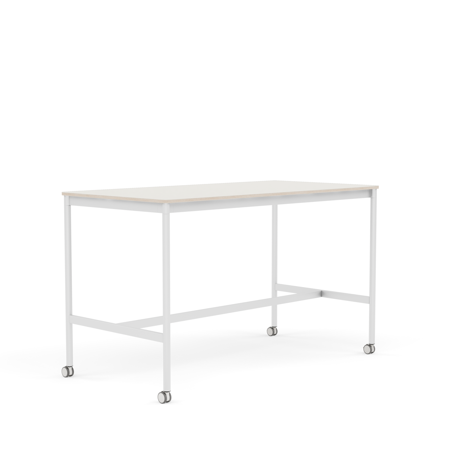 Base Table High w. Castors | A Modern High Table