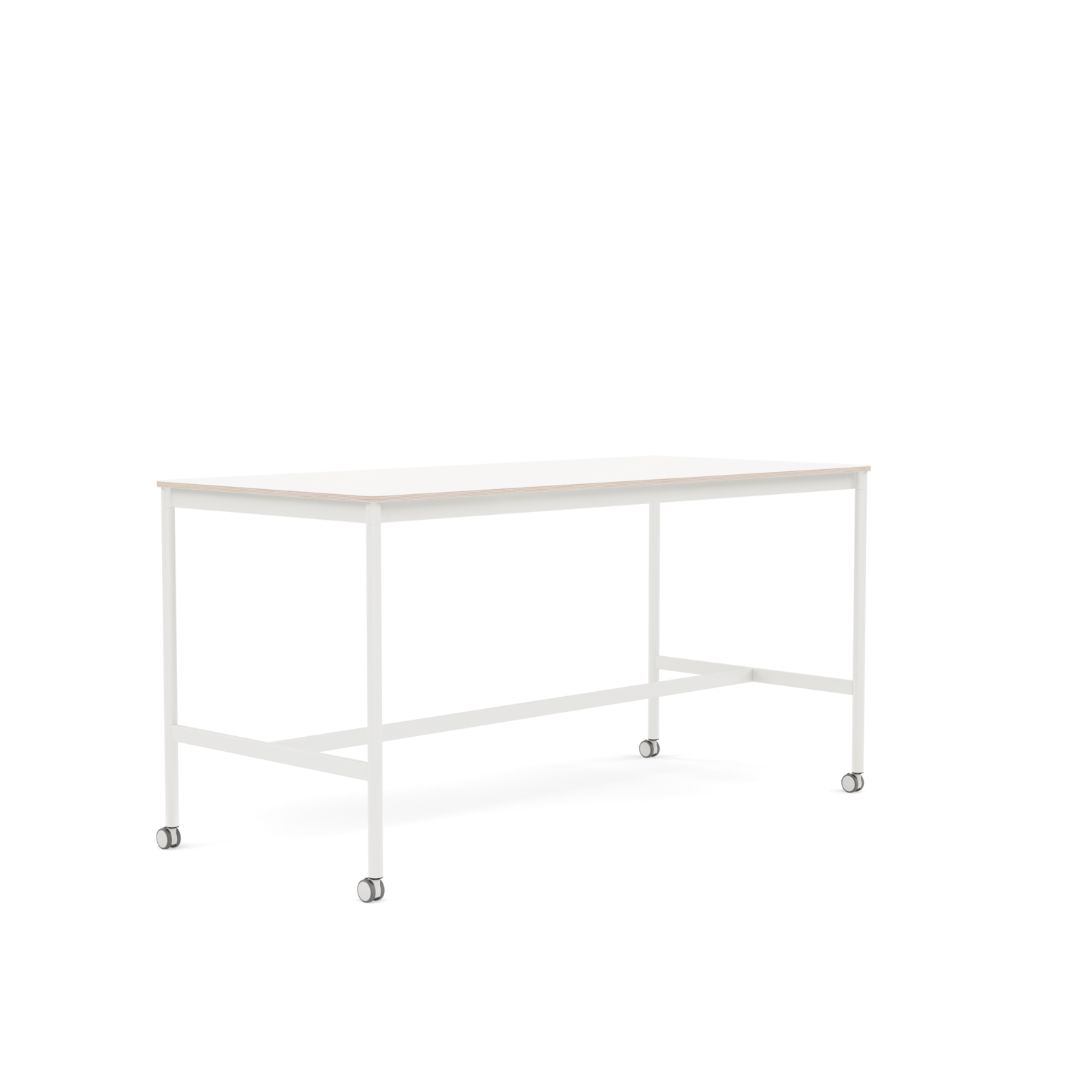 Base Table High w. Castors | A Modern High Table