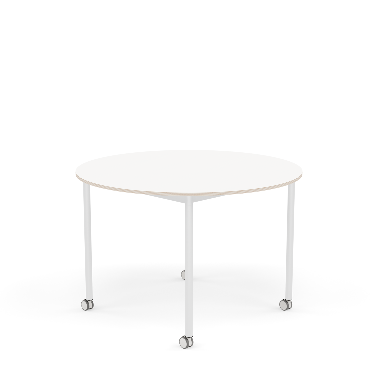 Base Table Round w. Castors | Simple lines in Scandinavian design