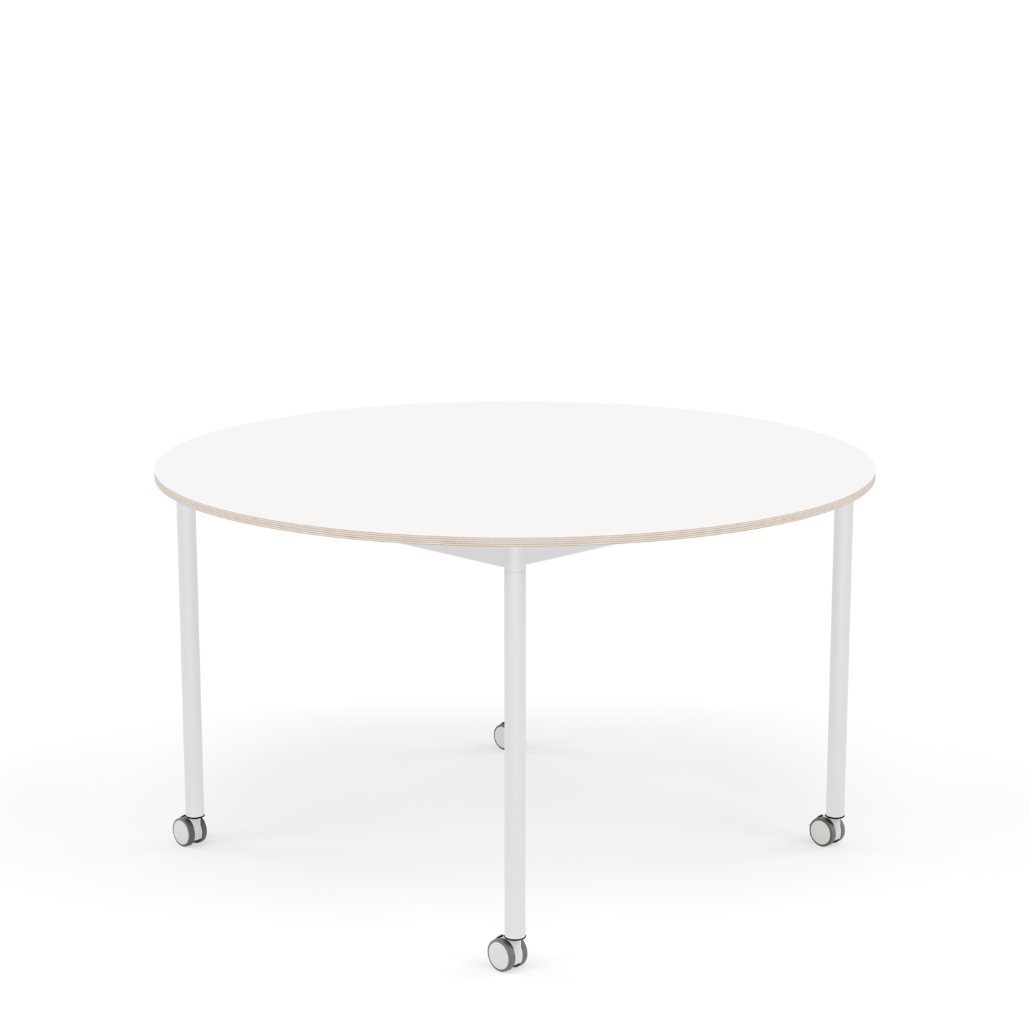 Base Table Round w. Castors | Simple lines in Scandinavian design