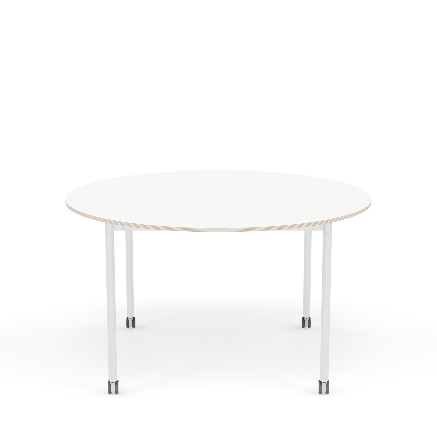 Base Table Round w. Castors | Simple lines in Scandinavian design