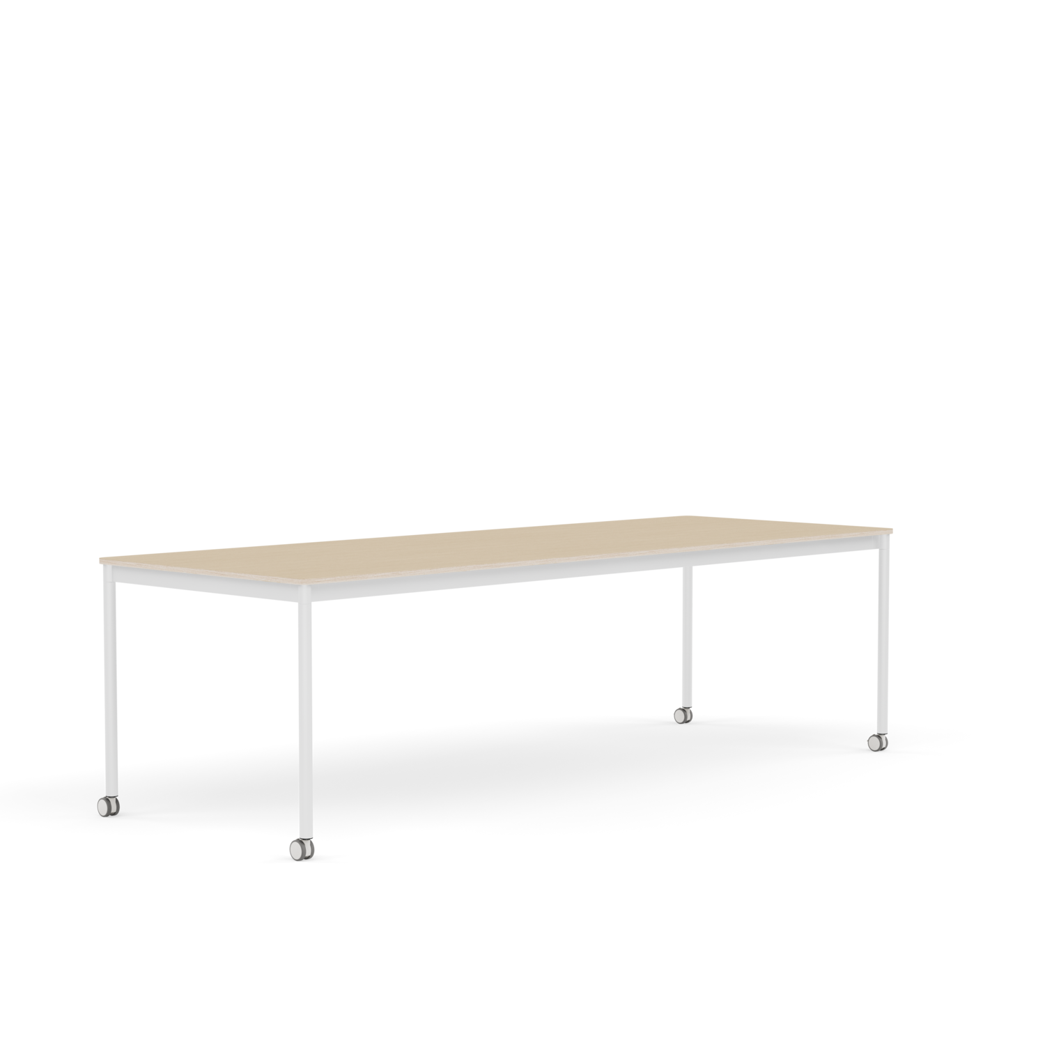 Base Table w. Castors | A straight-forward table that suits any space